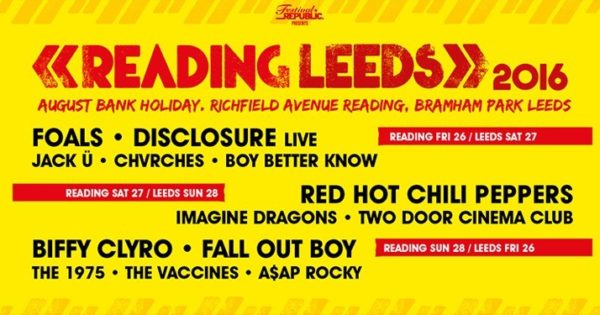 Reading + Leeds Festival 2016 - Live-Stream und Mitschnitte aus ...
